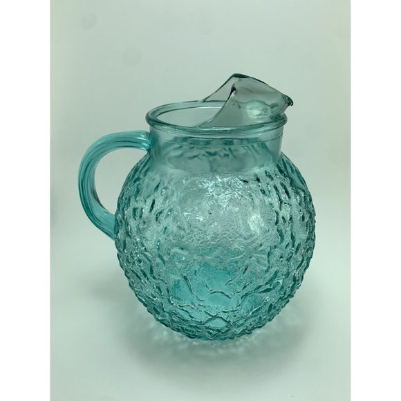 Anchor Hocking | Kitchen | Anchor Hocking Aquamarine Crinkle Glass ...